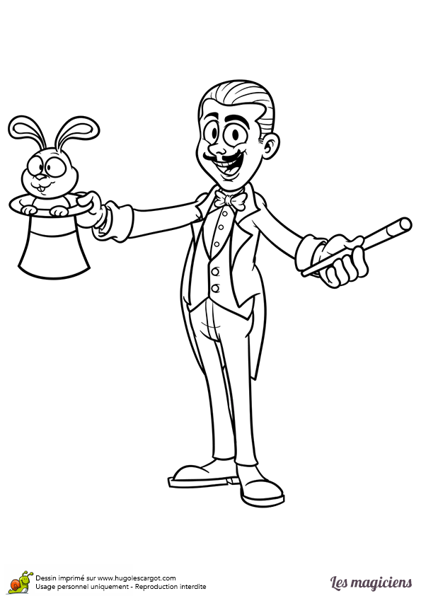 Coloriage D Un Magicien Id es De Coloriage