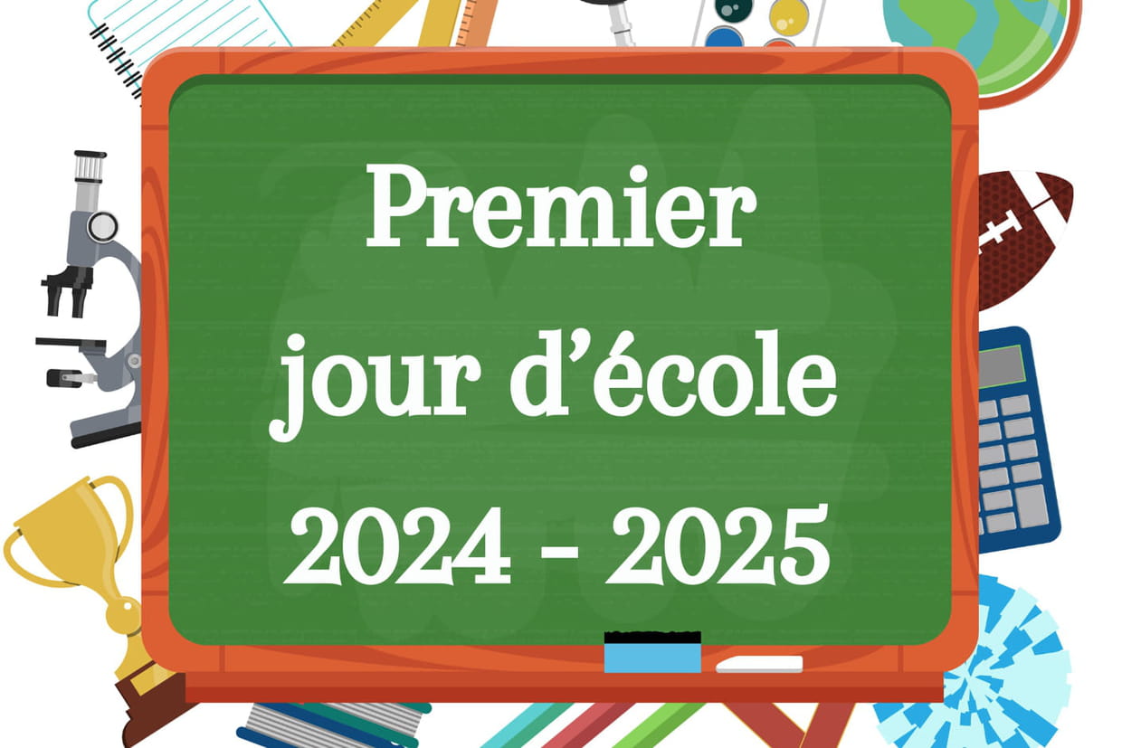 Panneau Imprimable Pour Le Premier Jour De La Maternelle