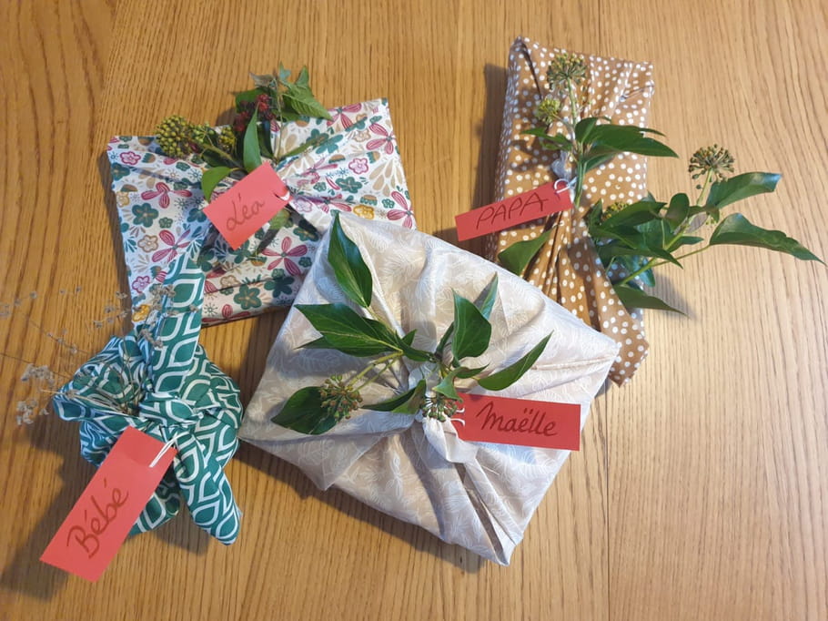 Furoshiki : tuto pour emballer ses cadeaux en tissu