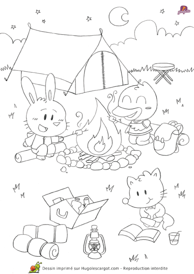 Le camping – Activités d'apprentissage