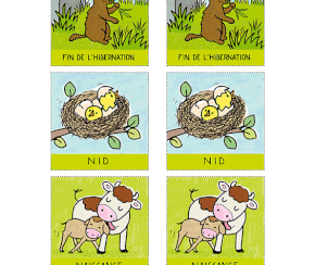 Jeu du memory de l'automne